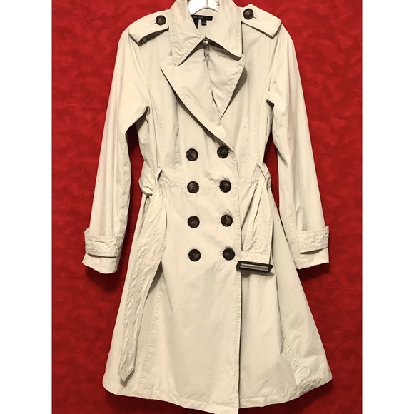Zara | Jackets & Coats | Zara Basic Trench Coat Jacket Beige Large L ...